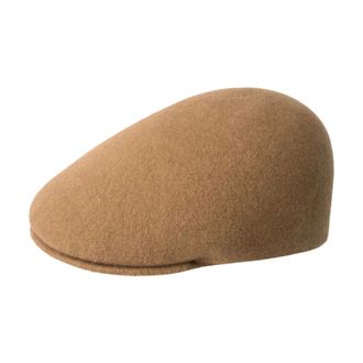 Kangol Femme, Accessoires, Brun, Taille: XL Casquette Ergonomique en Laine Marron