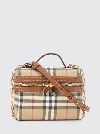 Burberry Mini sac &agrave; main en toile Vintage Check avec bandouli&egrave;re