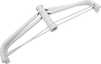 DOITOOL Christbaumst&auml;nder aus Robustem Eisen 35cm Wei&szlig; Baumfu&szlig; f&uuml;r K&uuml;nstliche Weihnachtsb&auml;ume bis 1,5m - Stabile Metallhalterung f&uuml;r Weihnachtsdeko Innen und 