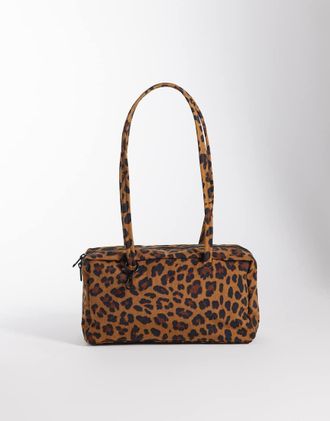 Baggu Bowlingtasche aus Nylon mit Leopardenmuster-Bunt