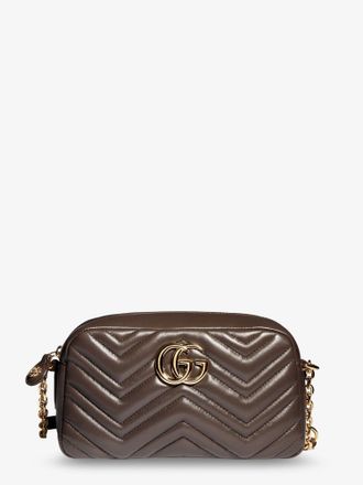 Gucci GG Marmont Camera bag leather crossbody bag with chevron stitching - GUCCI - gender_Woman