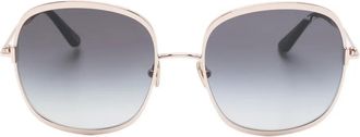 Tom Ford Eyewear Sofia Sonnenbrille mit rundem Gestell - Rosa