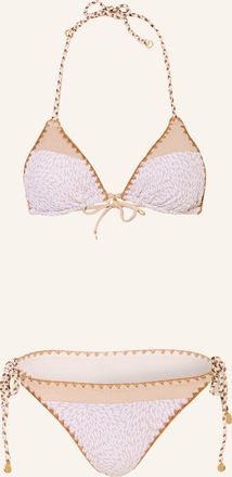 Banana Moon Banana Moon Couture Triangel-Bikini Boscoblika Avel Mit Glitzergarn weiss