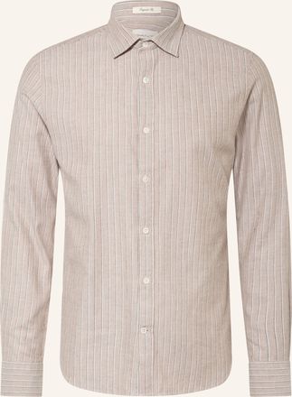 GANT Flanellhemd Regular Fit braun