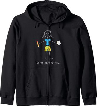 Whyitsme Design Lustige Frauen Schreiben, Girl Writer Kapuzenjacke