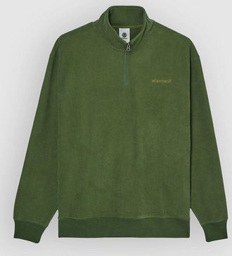 Element Lowcase Corduroy Half-Zip Fleece Pullover bronze green