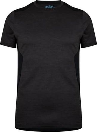Umbro Pro Training Marl Poly Tee T-Shirt, Noir, L Homme