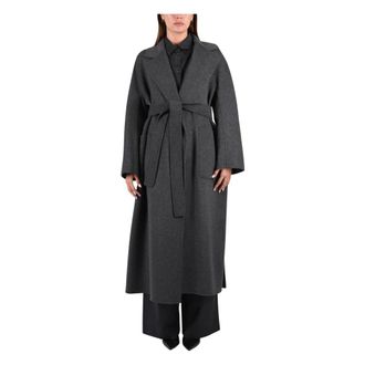 Max Mara Manteau Smmpeonie - Femme - Manteaux - Gris - Taille: 36 FR