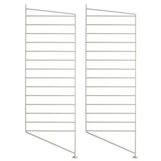 String Furniture Montant de sol String System - Beige - Acier laqué - Designer Nils Strinning