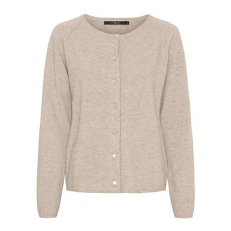 BTF-CPH Btfcph - Gilet en cachemire en maille fine - Femme - Pulls - Beige - Taille: 40 FR
