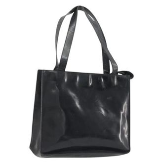 Chanel Pre-owned Vintage Enamel Tote Bag - - Pre-owned - Damen - Schwarzk - ONE SIZE