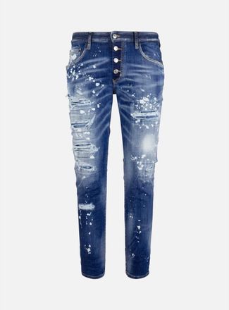 Dsquared2 Homme, Jeans, Bleu, Taille: L Jeans Skater Superficial