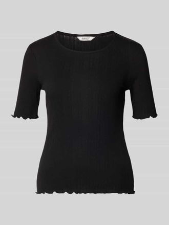 b.young T-Shirt mit Wellensaum und Rundhalsausschnitt Modell UNICA