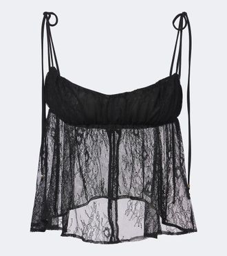 Bananhot Top Kendall en dentelle