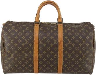 Louis Vuitton unisex, Pre-owned, Brun, Taille: ONE Size Sac Week-end en Toile Pre-owned