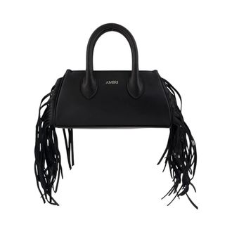 Amiri Fringe Micro Honey Schultertasche - - Bags - Damen - Schwarzk - ONE SIZE