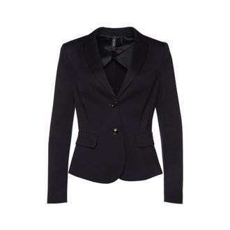 Marc Cain Midnight Blue Jersey Blazer Jacke - - Jackets - Damen - Blau - 2XL