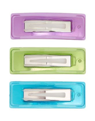8 by YOOX 3-PACK TRANSPARENT RESIN HAIR CLIPS