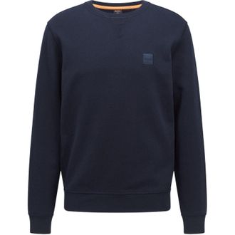 HUGO BOSS Westart Sweatshirt f&uuml;r Herren, Rundhalsausschnitt, Premium-Baumwolle (Marine)