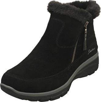 Skechers Damen Easy Going-Cool Zip Winter, Boots, Black, 41 EU