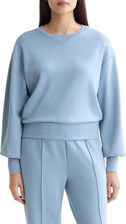 Scotch & Soda Damen Modal Fitted Sweatshirt, Faded Denim, S