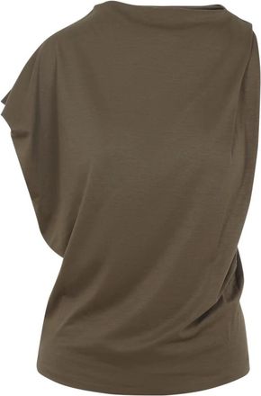 Jacquemus Femme, Blouses et Chemises, Vert, Taille: 40 FR The Drap Top