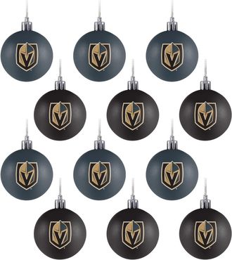 Foco Vegas Golden Knights 12er Set Xmas NHL Weihnachtskugeln