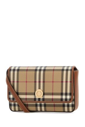 Burberry Womens Printed Canvas Hampshire Crossbody Bag Vntgchkbriarbrown Borse A Tracolla