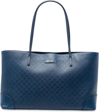 Gucci Shopper - Leather Diamante Bright Hilary Lux Tote - Gr. unisize - in Blau - für Damen