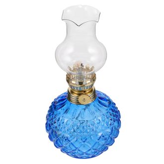 Artibetter Öllampe Vintage Für Innenbereich Petroleumlampe Mit Glaszylinder Verstellbare Flamme Als Notbeleuchtung Und Dekoration Für Wohnzimmer Oder Schlafzimme