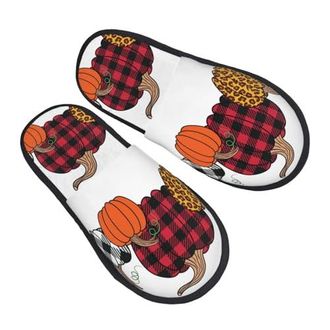 Generic Pantoufles En Peluche Citrouille Color&eacute;e Slippers Maison Chauds Chausson Pour Femme Unisex Int&eacute;rieur L