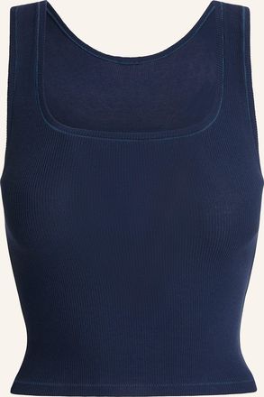 SKIMS Skims Top Cotton Rib blau