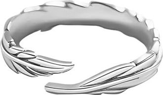 Generic Bague en argent pour femme avec aile dange r&eacute;glable, symbole damour et de protection, bijou de tous les jours hypoallerg&eacute;nique