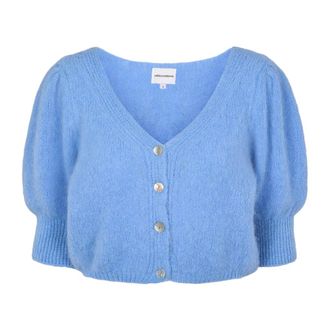 Americandreams Americandreams, Femme, Pulls, Bleu, Taille: 42 FR Manda Alpaca Cardigan
