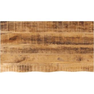 vidaXL Dessus de table 120x60x3,8cm bord vif bois massif manguier brut vidaXL