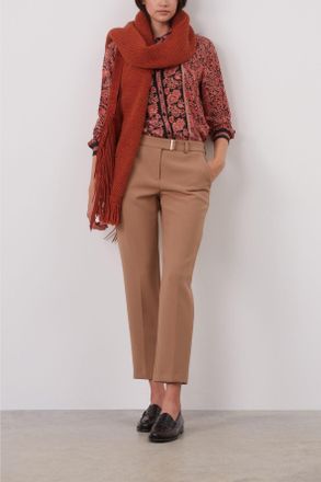 Gerard Darel Pantalon tailleur &agrave; fermoir dor&eacute; - EMMILY - Paille