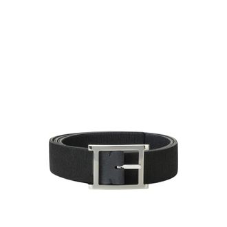 Orciani Cintura Chevrette Double Elast - Homme - Accessoires - Noir - Taille: 110 CM