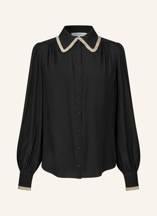 Kudibal Copenhagen Dea Kudibal Bluse Uma Mit Seide Und Plissees schwarz