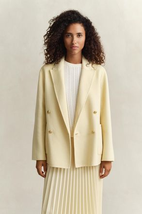 GANT Damen Handgen&auml;hter Club Blazer (38) VANILLA Gelb