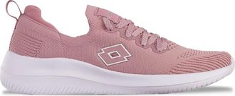 Lotto Unisex Declare Sneaker, DK.Rose/Silver, 40 EU
