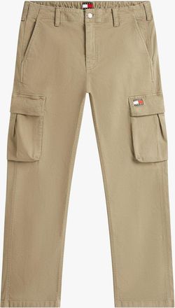 Tommy Hilfiger Pantalon cargo droit en coton m&eacute;lang&eacute;