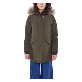 Woolrich Damen, Jacken, Gr&uuml;n, SGr&ouml;&szlig;e