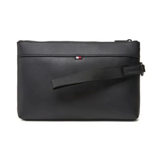 Tommy Hilfiger Homme, Accessoires, Noir, Taille: ONE Size Compact Zip Pouch