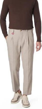 Joop Herren Bundfaltenhose beige