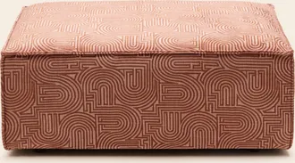 Madura Pouf Dyonis Klark rose de p&ecirc;cher caramel - ROSE