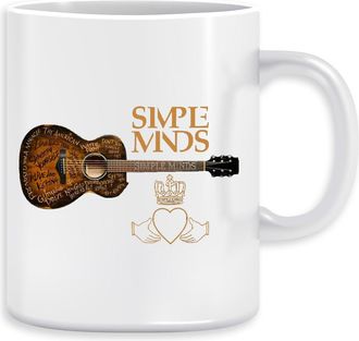 Vendax Simple Minds Guitar Kaffeebecher Becher Tassen Ceramic Mug Cup