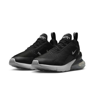 Nike Sneaker NIKE SPORTSWEAR Nike Air Max 270, Damen, Gr. 37,5, schwarz, metallic silber, wei&szlig;, Synthetik, Textil, Schuhe Sneaker, Topseller