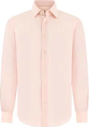 Boggi Milano Homme, Chemises, Rose, Taille: L Chemise Regular Fit Tencel Lin