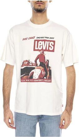 Levi's Homme, Tops, Blanc, Taille: S Vintage Short Sleeve T-Shirt