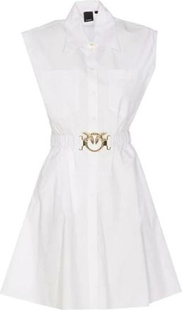 Pinko Pinko, Femme, Robes, Blanc, Taille: 38 FR Anaceta Dress